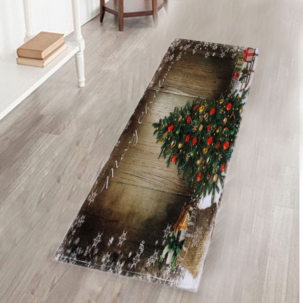 SDJMa Christmas Doormat Merry Christmas Outdoor Indoor Welcome Mat ...