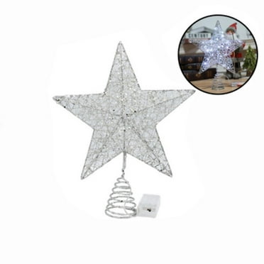 Walmart's Lightweight Gold LED Christmas Star Tree Topper with 30 ...