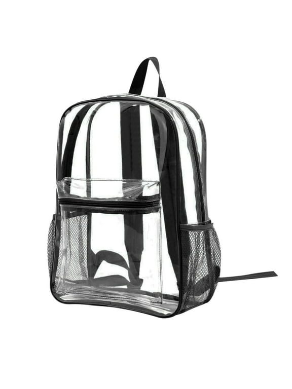Clear Backpack Heavy Duty Clear School Bag Transparent Backpack See ...