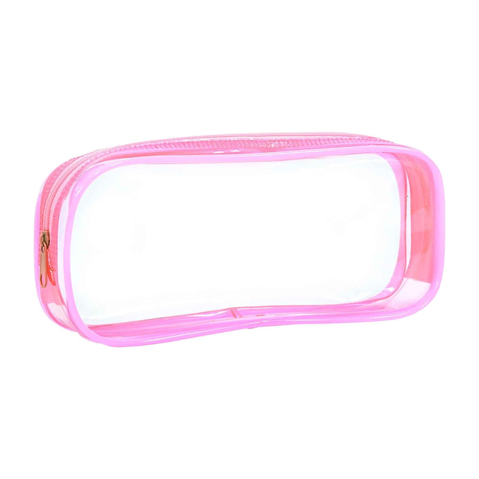 SDJMa Clear PVC Pencil Bags with Zipper Pencil Pouch Clear Pencil Box ...