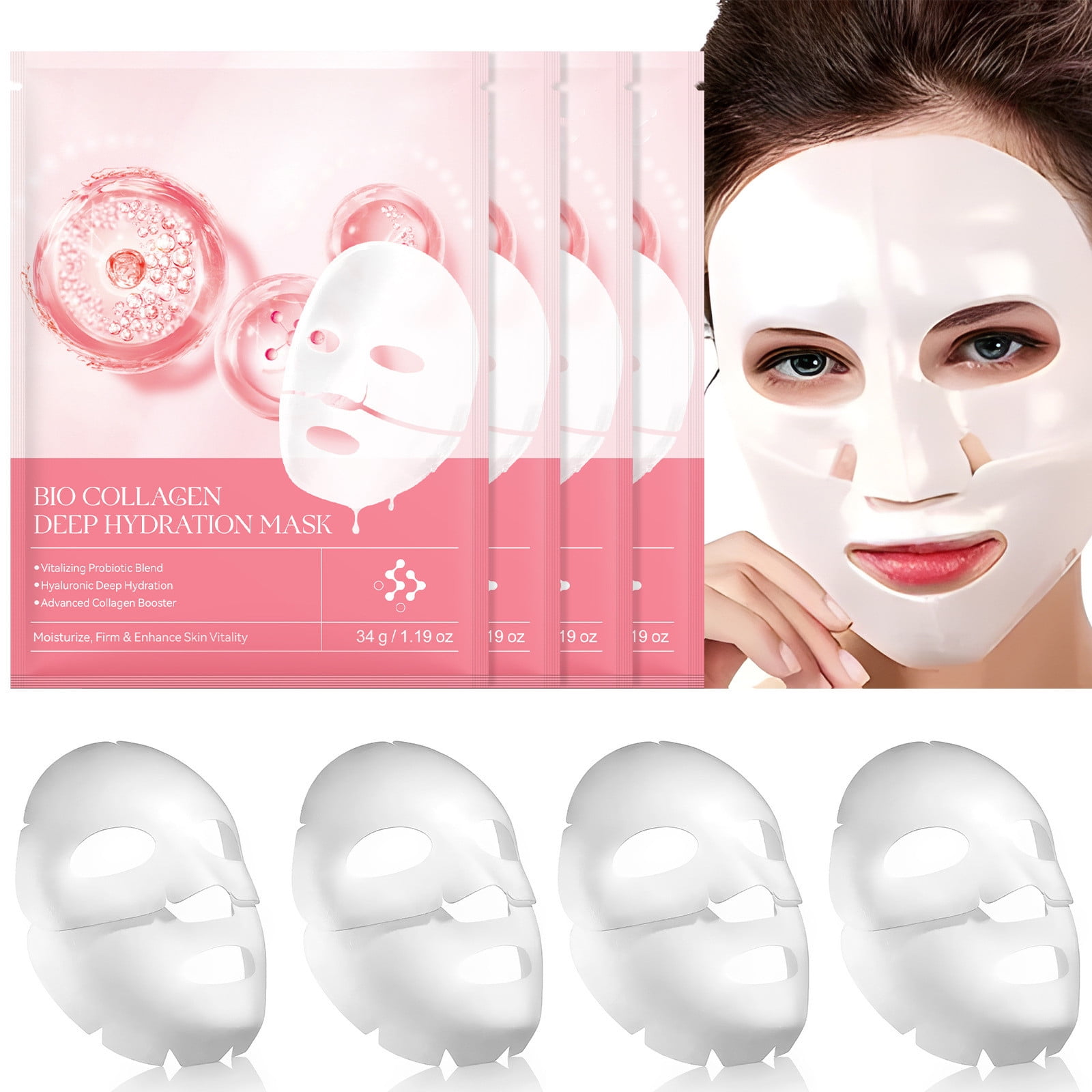 SDJMa Collagen Face Mask - Deep Collagen Overnight Mask for Elasticity ...