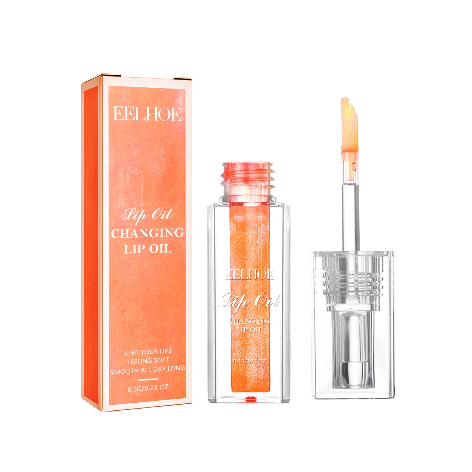 SDJMa Color Changing Lip Oil,Gloss Tinted Lip Balm Transparent Lip Care ...