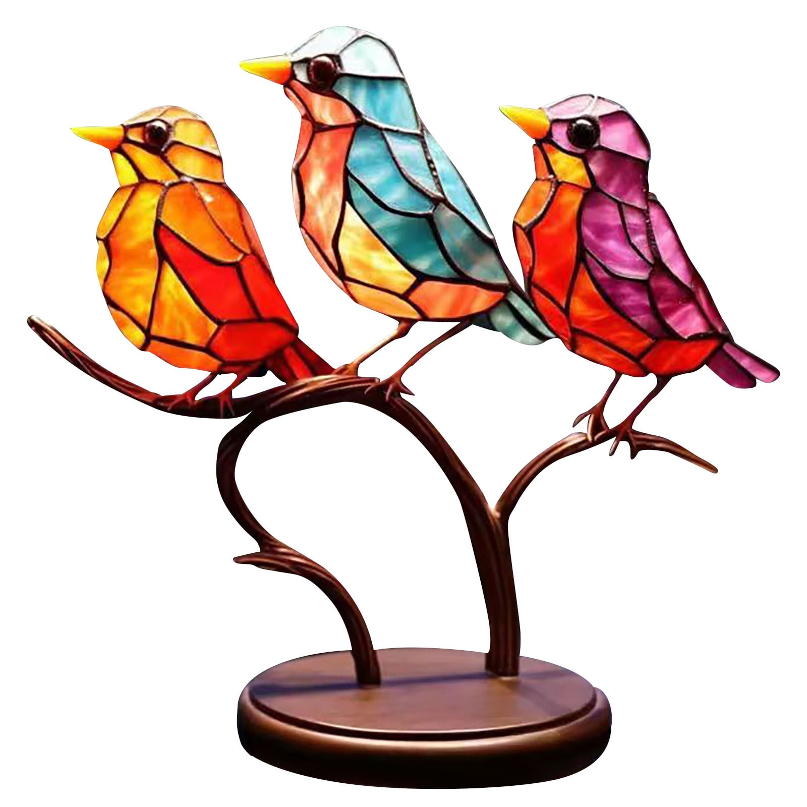 SDJMa Colorful Birds Ornament Tabletop Bird Decoration Home Decor Gift ...