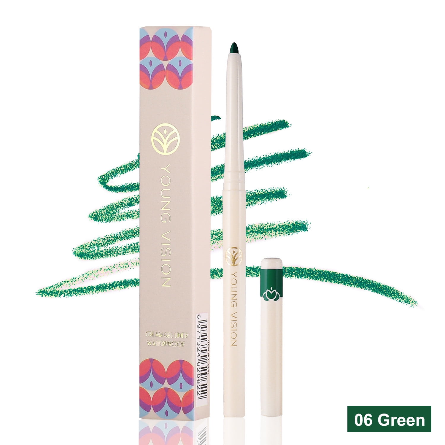 SDJMa Colorful Liquid Eyeliner Pencil, Waterproof Retractable Matte Eye ...