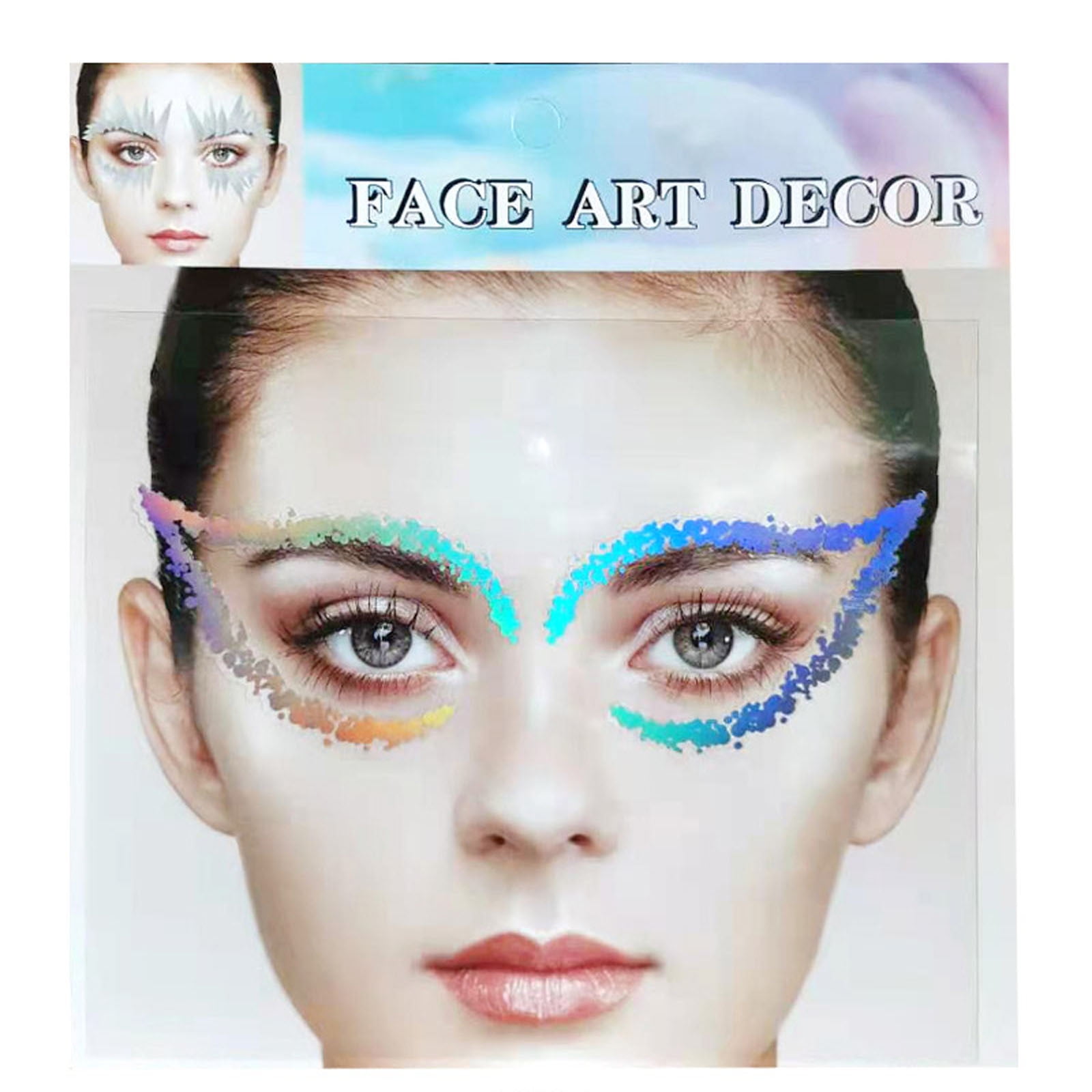 SDJMa Colorful Self-Adhesive Beauty Face Sticker Butterfly Party Party ...