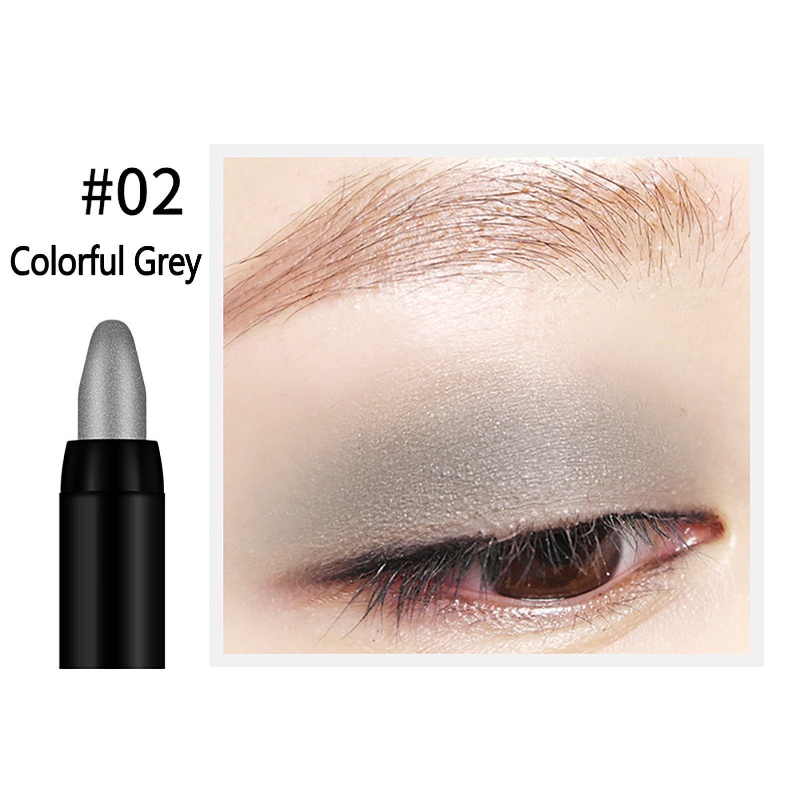 SDJMa Cream Eyeshadow Sticks - Colorful Grey Waterproof Shimmer ...