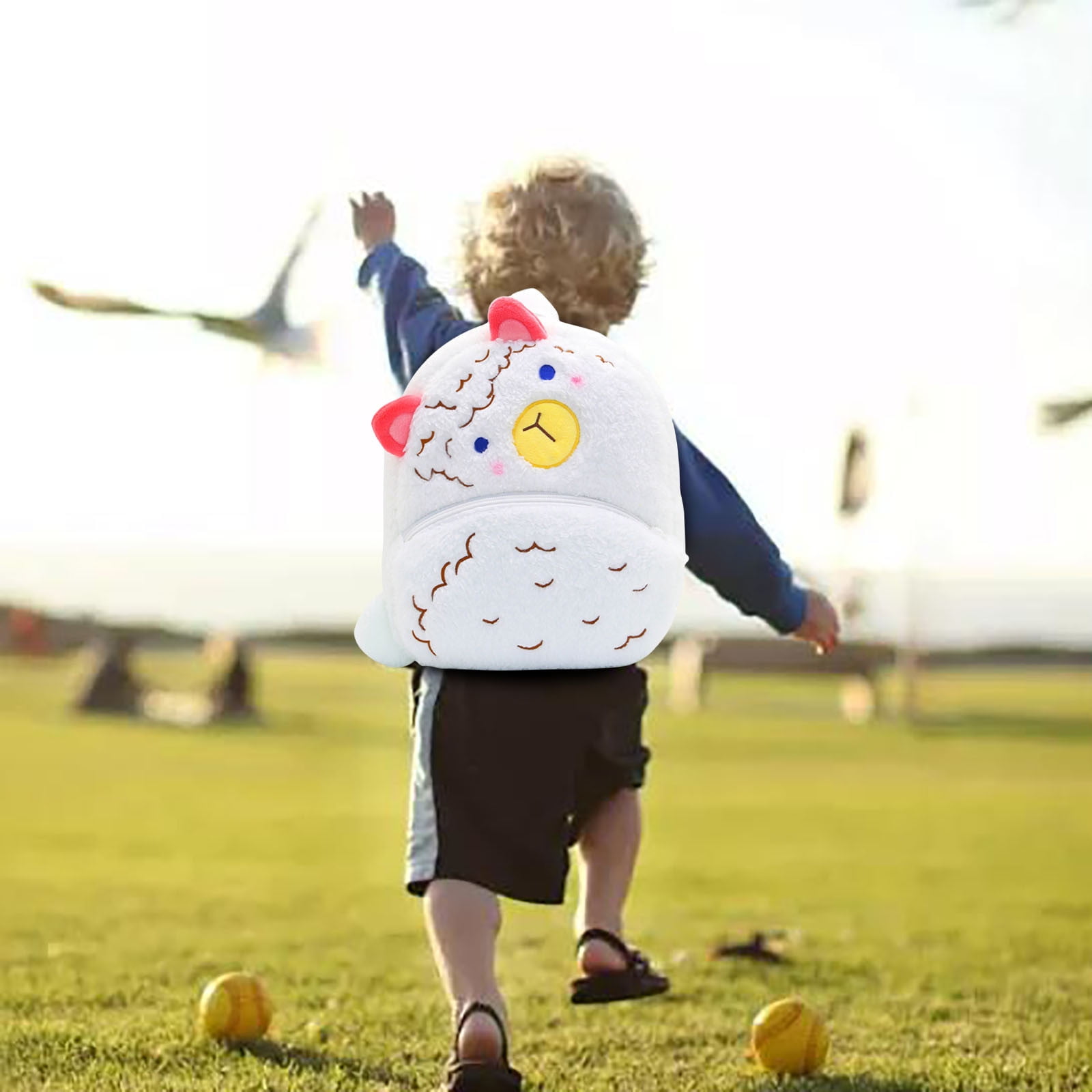 SDJMa Cute Animal Cartoon Backpack School Bag, Animals Backpacks Plush ...