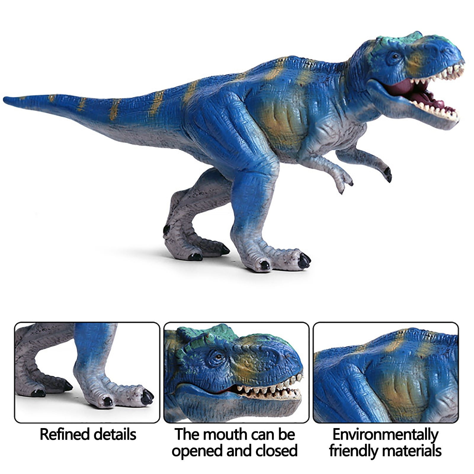 SDJMa Dinosaur Toy Tyrannosaurus Rex, Realistic Dinosaur Figure T-Rex ...