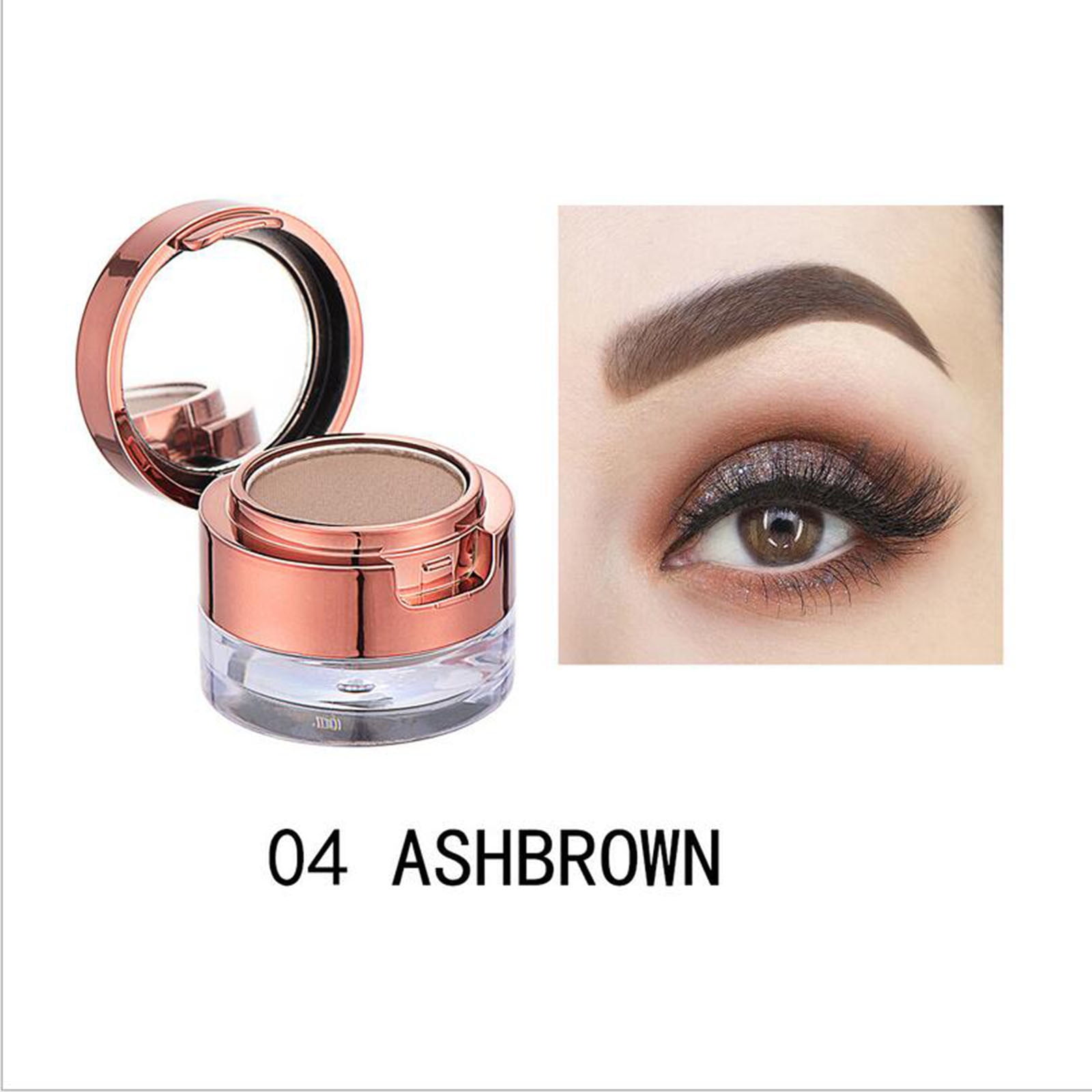 SDJMa Double-layer Eyebrow Cream Eyebrow Powder Combination, 6 Colors ...