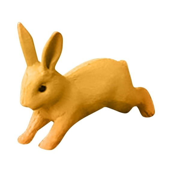 SDJMa Easter Bunny Rabbit Figures Hare Figurines - Farm Animals Toy ...