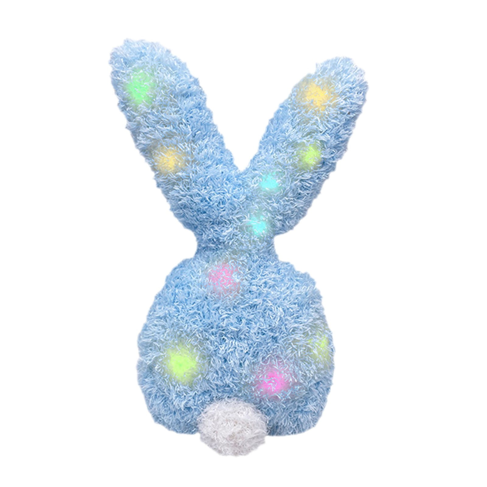 SDJMa Easter Glowing Bunny Plush Stuffed Animal Small Couple Easter ...