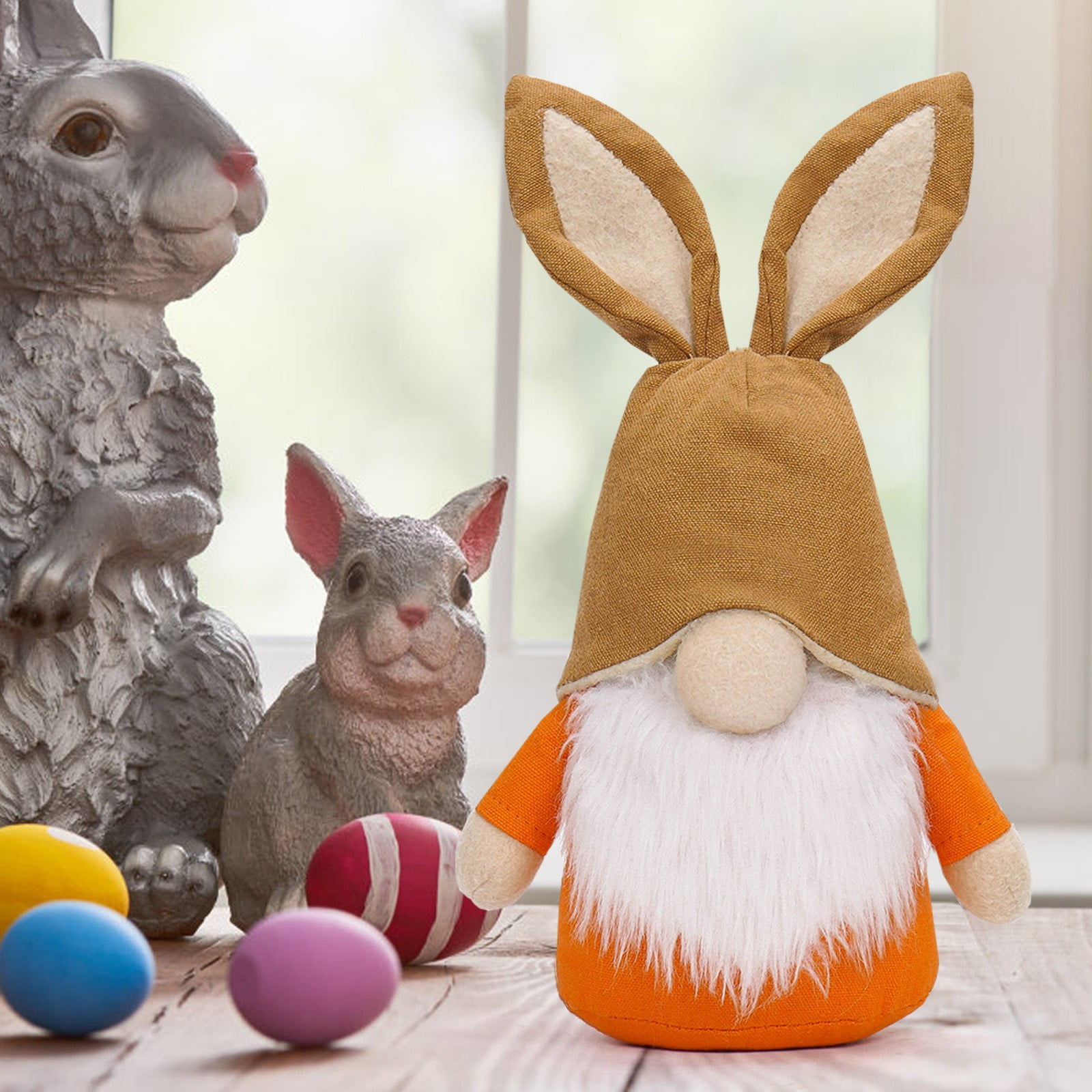 SDJMa Easter Gnomes Decorations, Plush Bunny Gnomes Spring Swedish ...