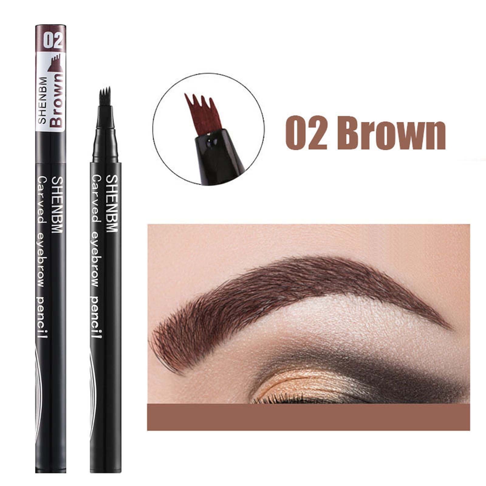Sdjma Eyebrow Pencil 4 Tip Microblade Eyebrow Pen With Waterproof