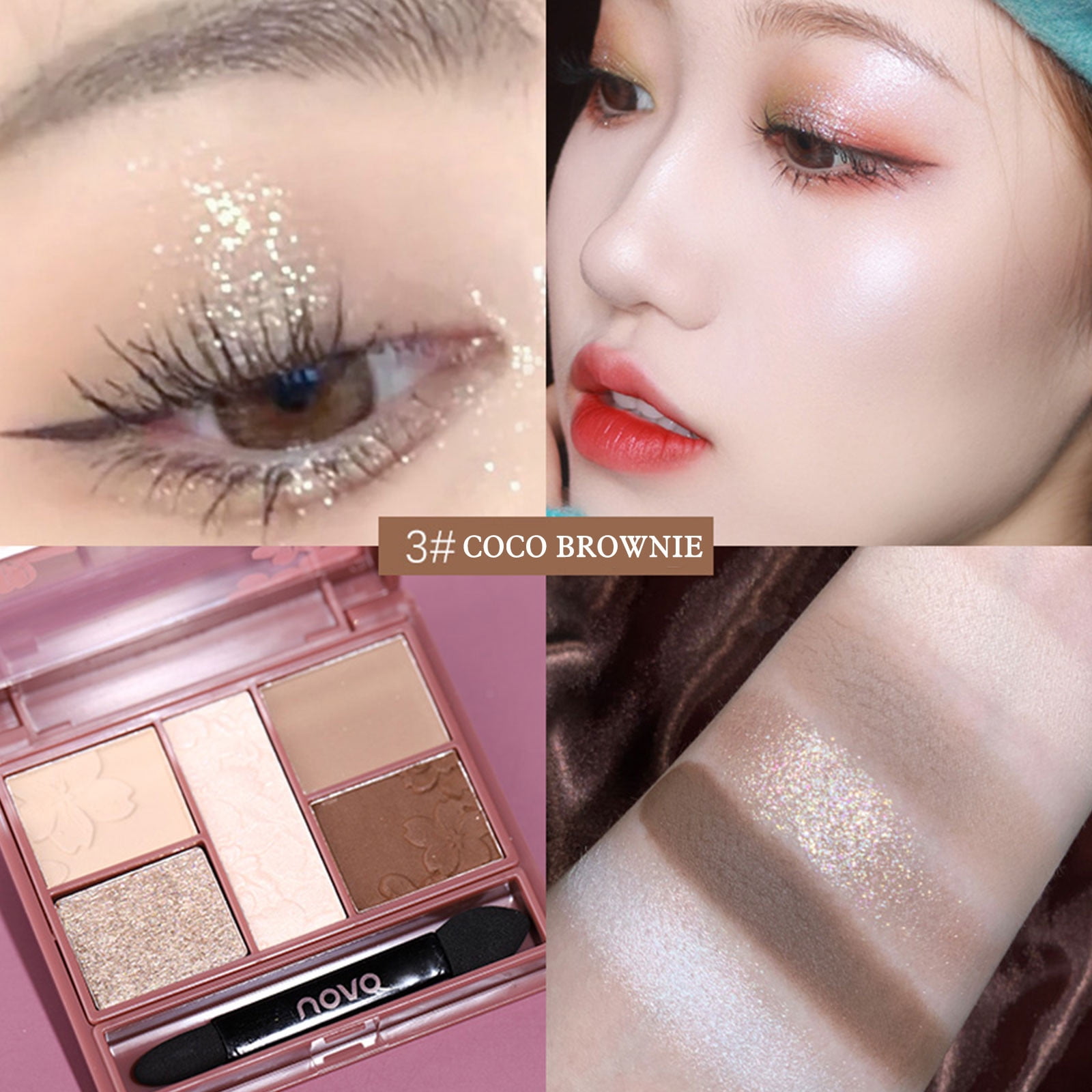 SDJMa Eyeshadow Palette-Five-color Eyeshadow PaletteS For Beginners ...