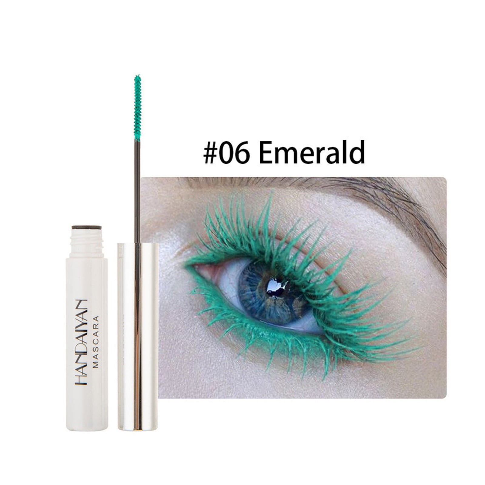 SDJMa Fiber Lash Mascara-Color Mascara Fine Brush Is Thick And Curly ...