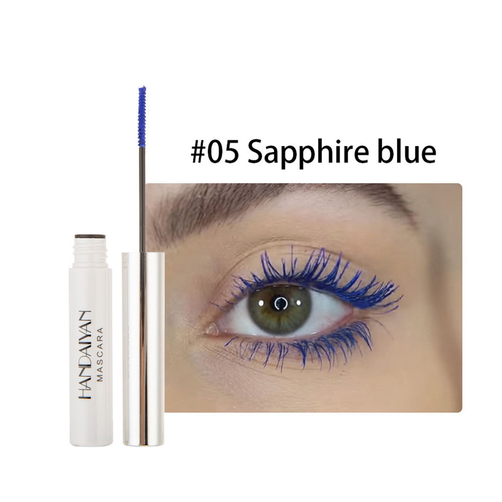 SDJMa Fiber Lash Mascara-Color Mascara Fine Brush Is Thick And Curly ...