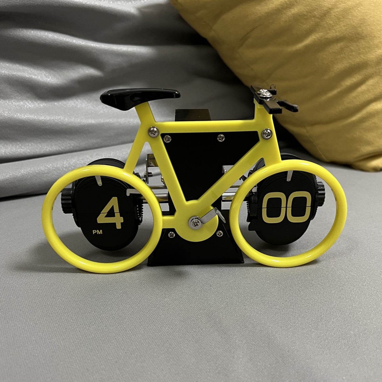 SDJMa Flip Clock, Retro Style Bicycle Shaped Flip Down Clock, Classical ...