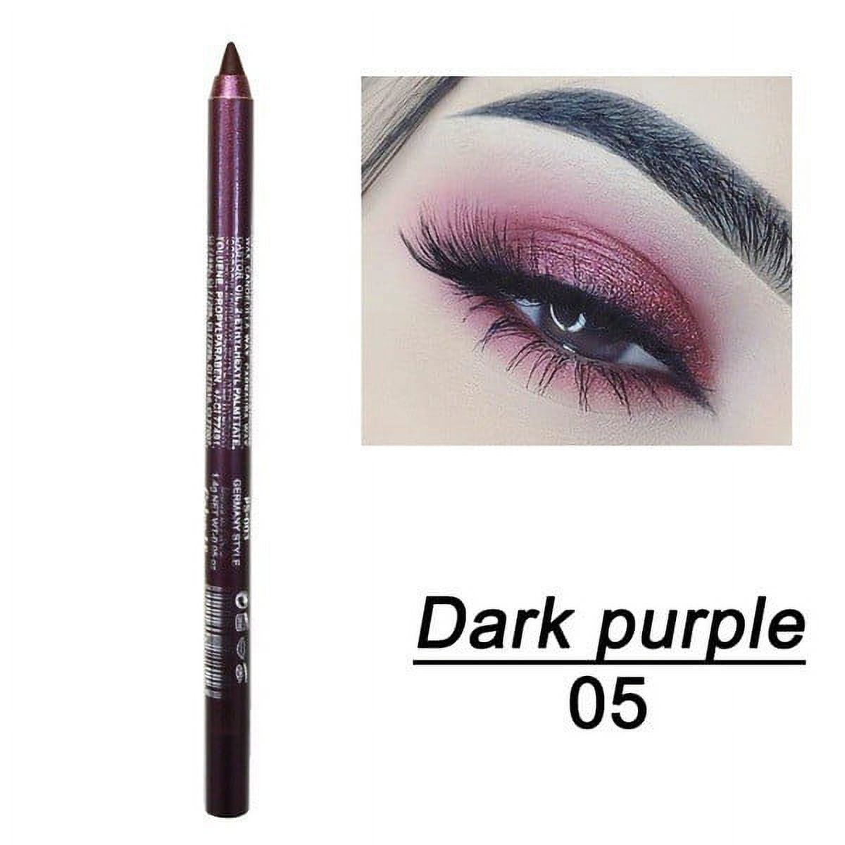 SDJMa Gel Glitter Eyeliner Pencils for Women Waterline Waterproof ...