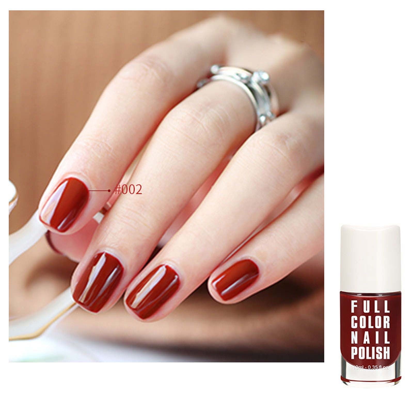 SDJMa Gel Polish, Dark Maroon Red Gel Nail Polish Soak off LED UV Gel ...