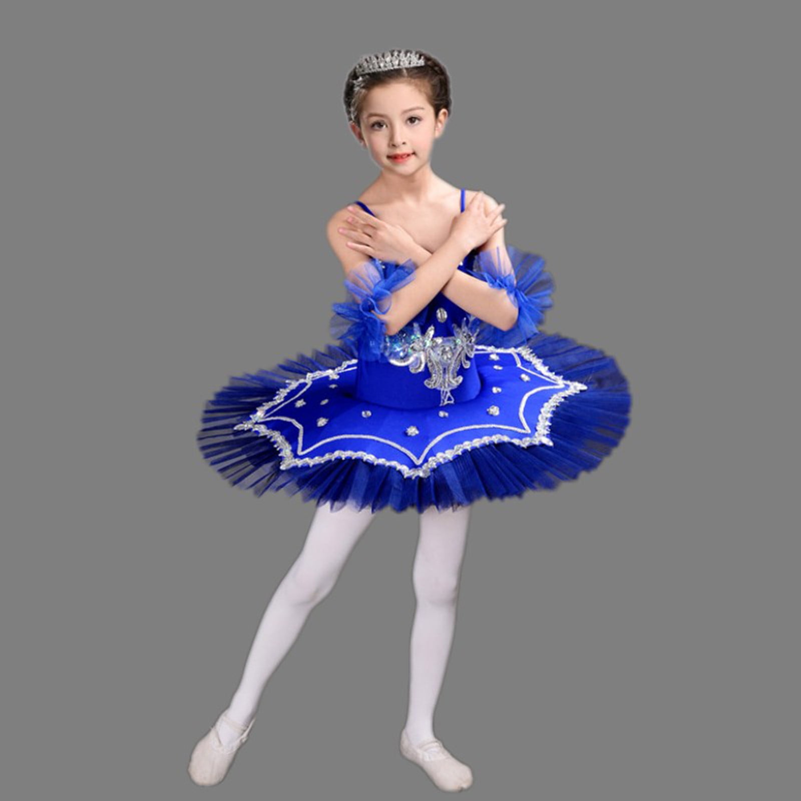 Herrnalise Girl Skirt Tights Ballet Suit Sparkling Ballet Skirt ...
