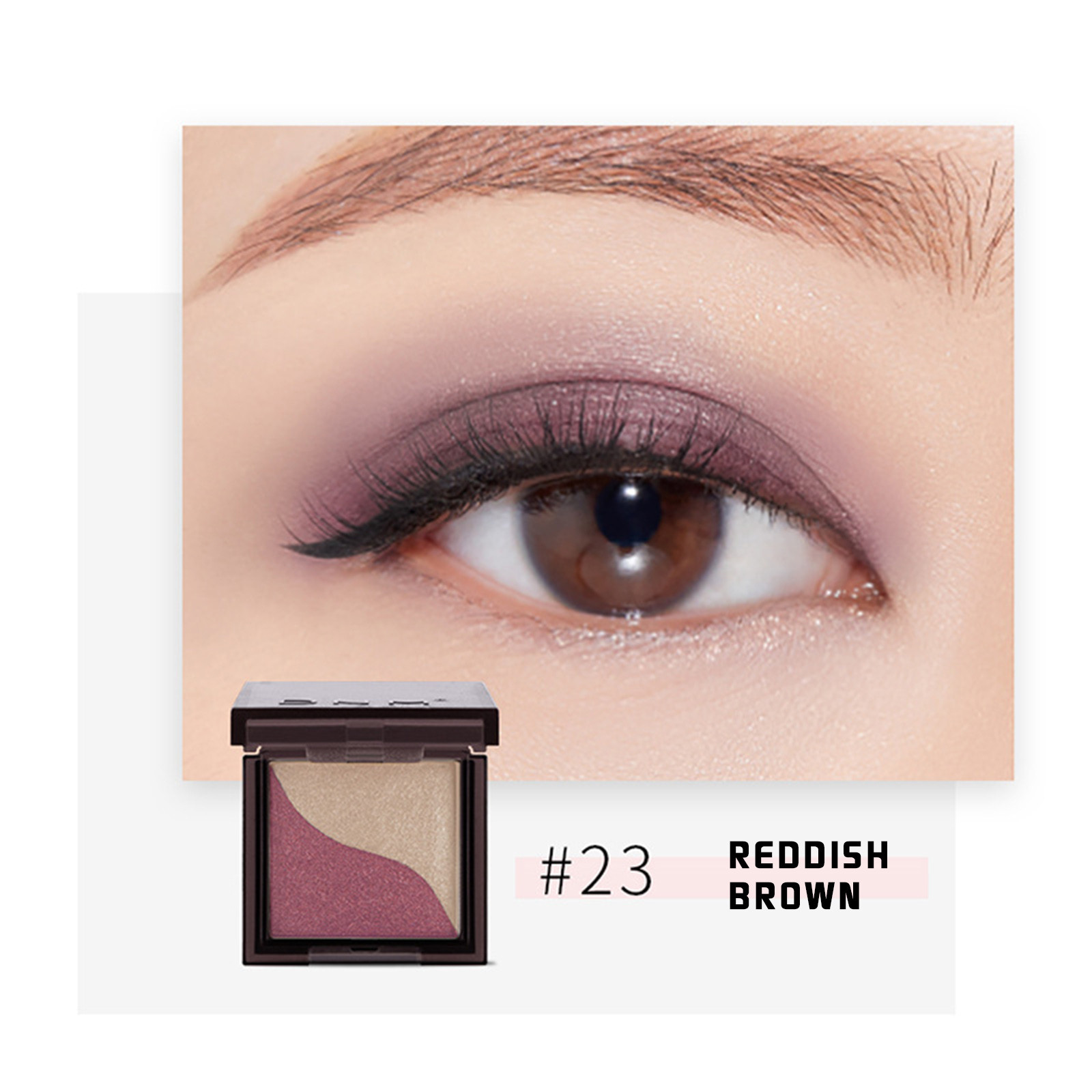 SDJMa Glazed Light Two Color Eye Shadow, Blushed Nudes EyeShadow ...