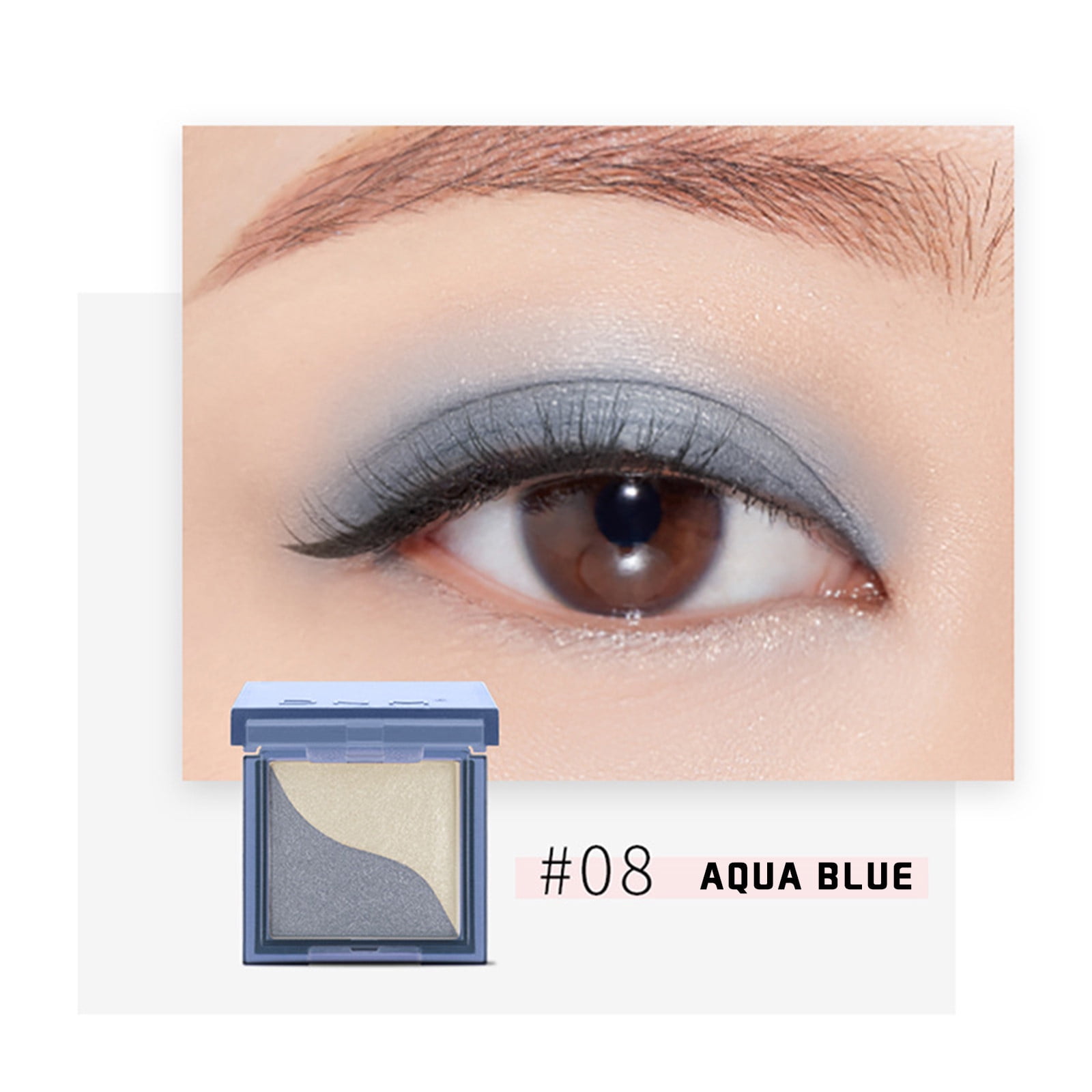 SDJMa Glazed Light Two Color Eye Shadow, Blushed Nudes EyeShadow ...