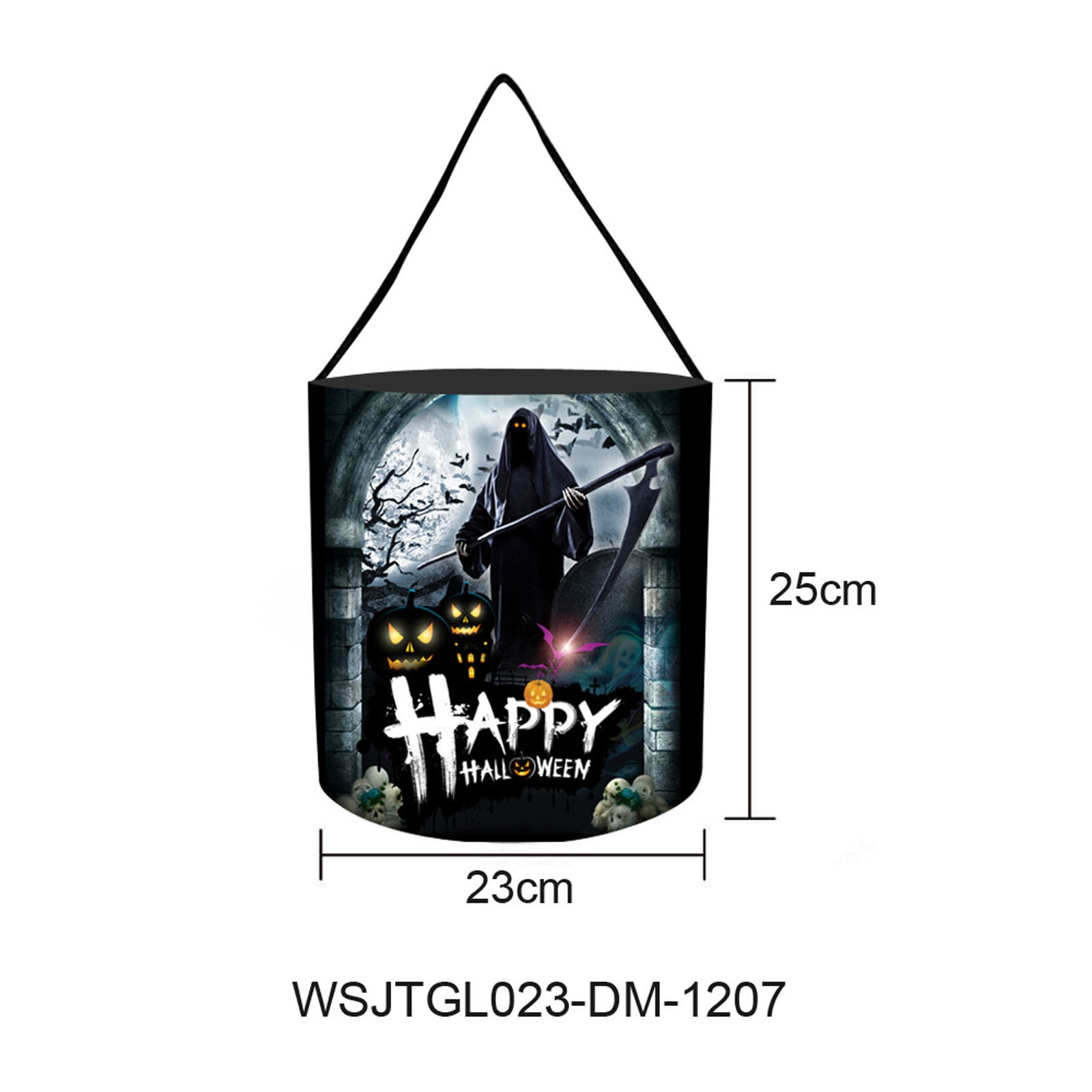 SDJMa Halloween Candy Bags Halloween Basket, Halloween Party Bags ...