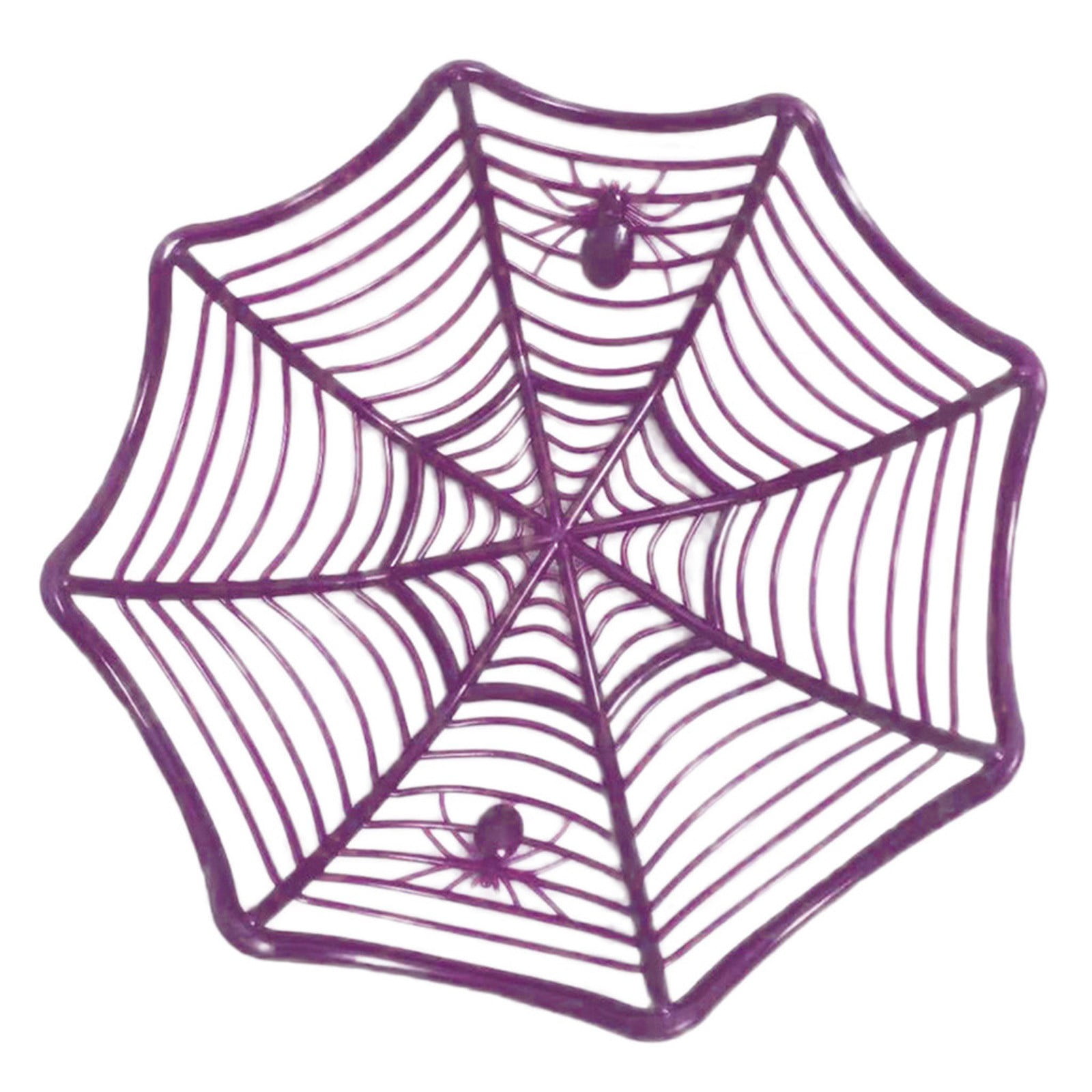 SDJMa Halloween Candy Bowl, Spiderweb Plastic Basket Bowls, Halloween ...