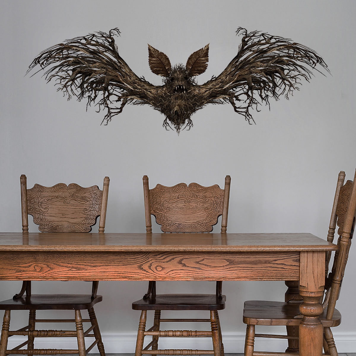 SDJMa Halloween Floor Wall Ceiling Stickers, 9.8"x27.5" Leaves Branches ...