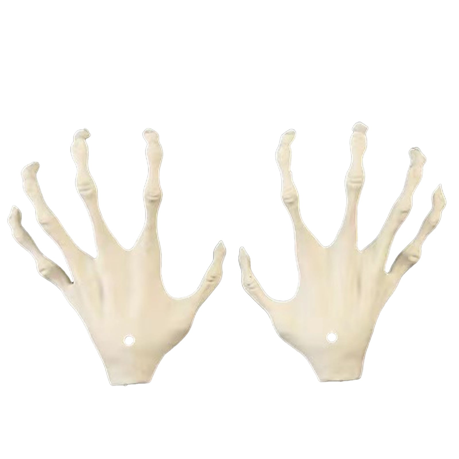 SDJMa Halloween Skeleton Decoration, 1 Pairs Plastic Halloween Skull ...
