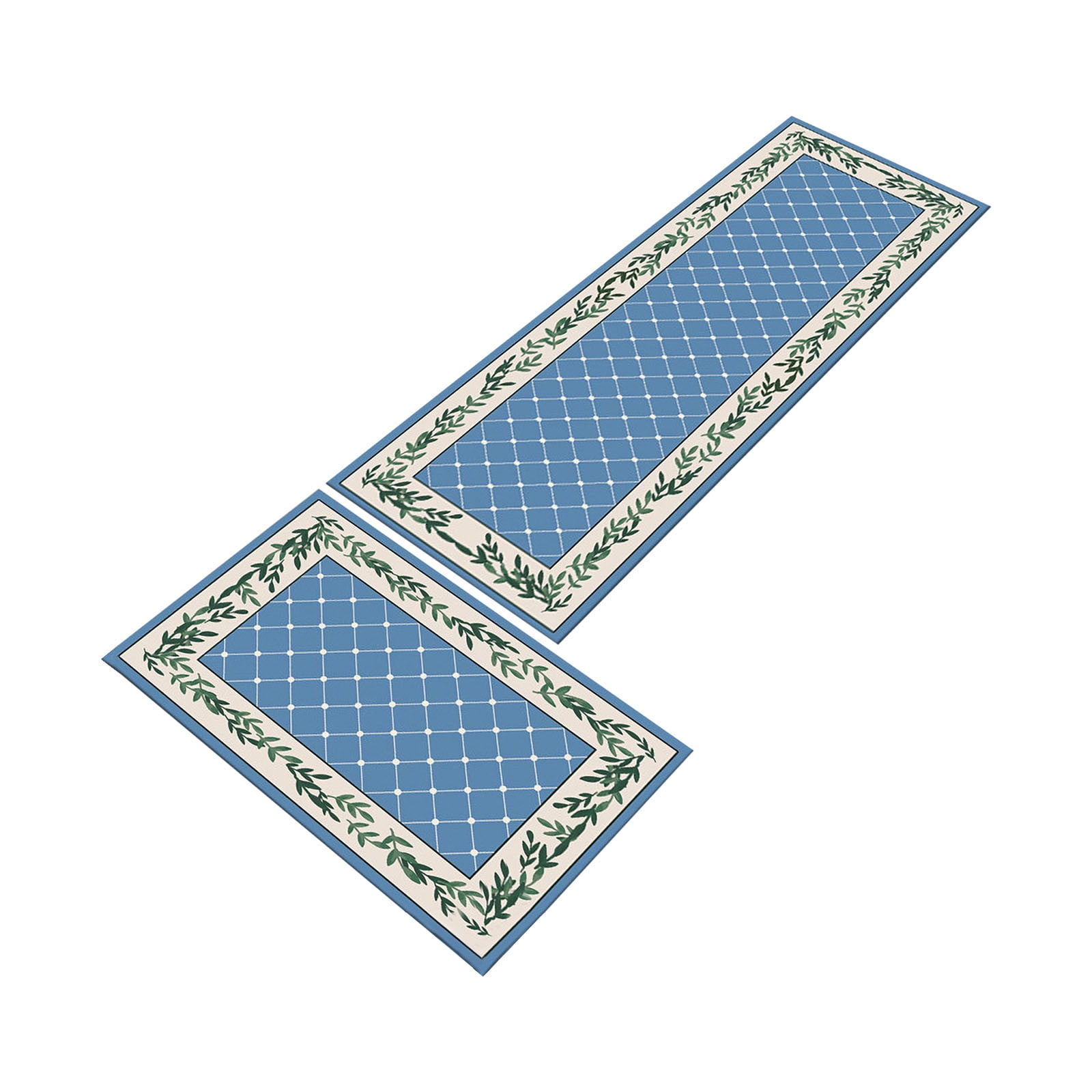 SDJMa Kitchen Mat for Floor 2 Piece, Cushioned Anti-Fatigue Kitchen ...