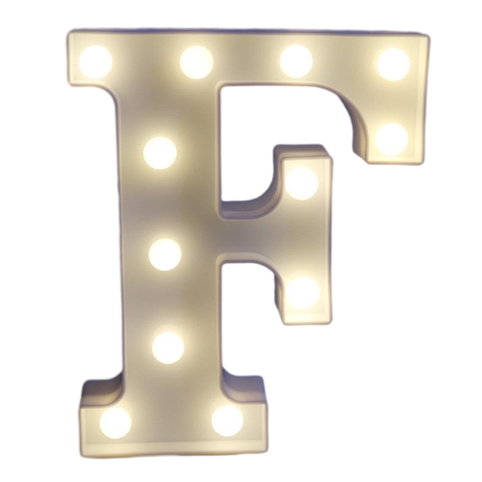 SDJMa LED Marquee Letter Lights Sign F 26 Alphabet Light Up Letters ...