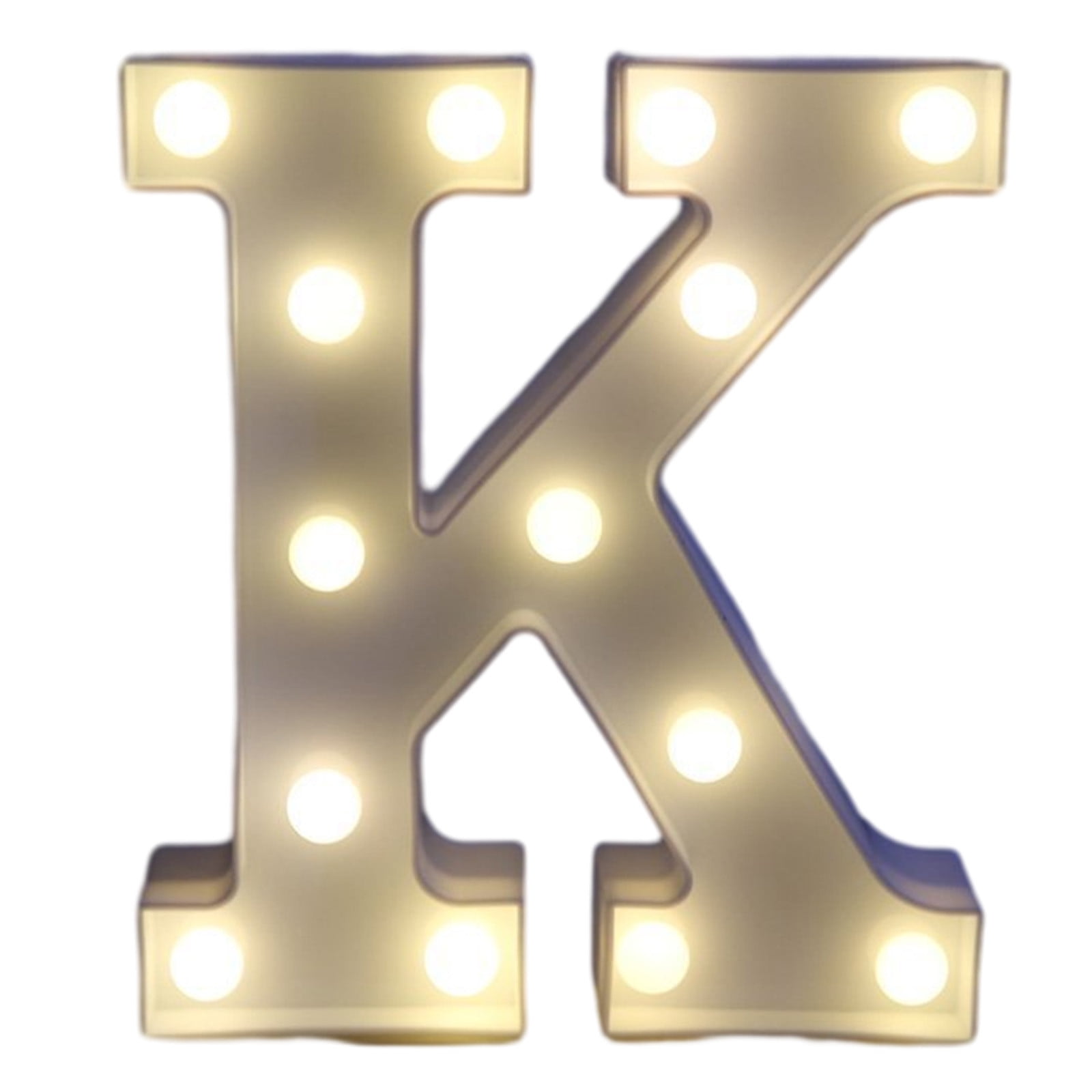 SDJMa LED Marquee Letter Lights Sign K 26 Alphabet Light Up Letters ...