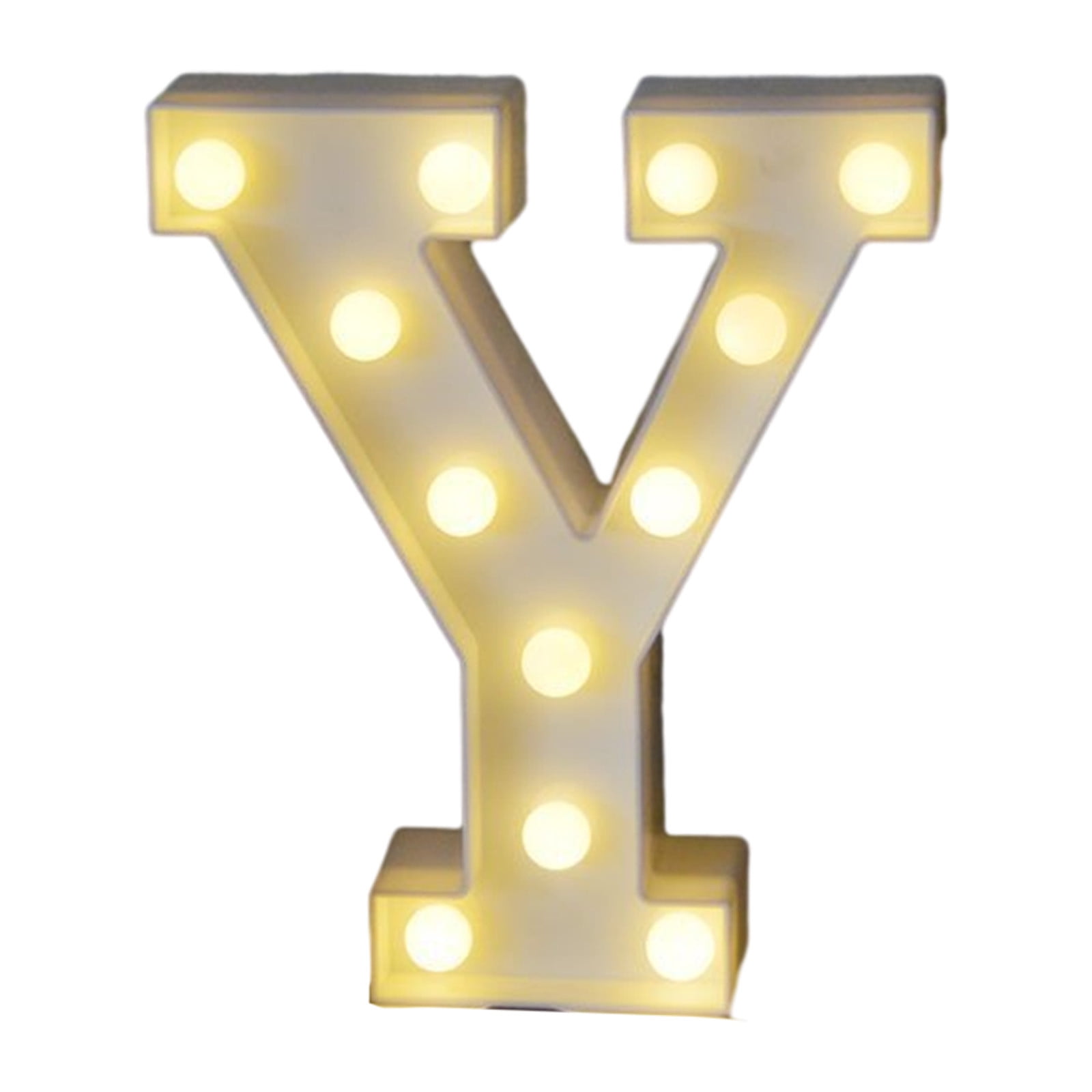 SDJMa LED Marquee Letter Lights Sign Y 26 Alphabet Light Up Letters ...