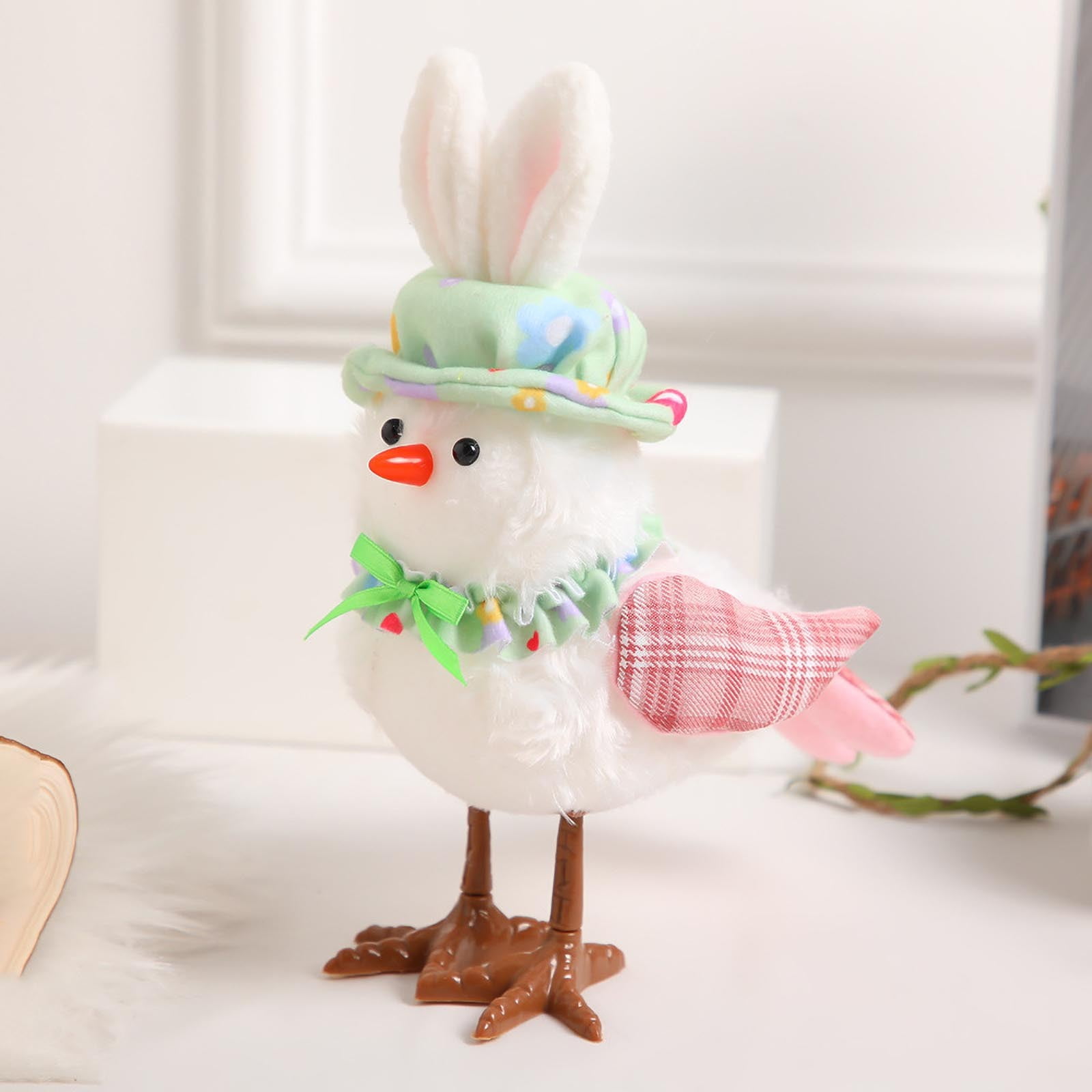 SDJMa Light Up Easter Bird Decorations, Cute Lighted Standing Easter ...