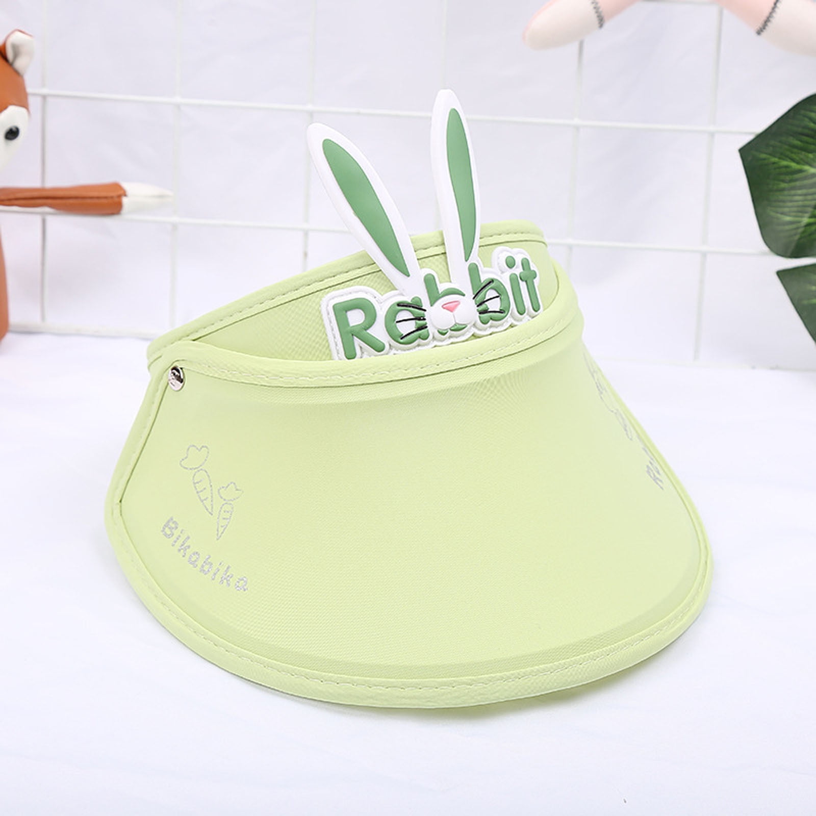 Herrnalise Lovely Rabbit Soft Baby Hat Summer Folding Visor Baby Cap ...