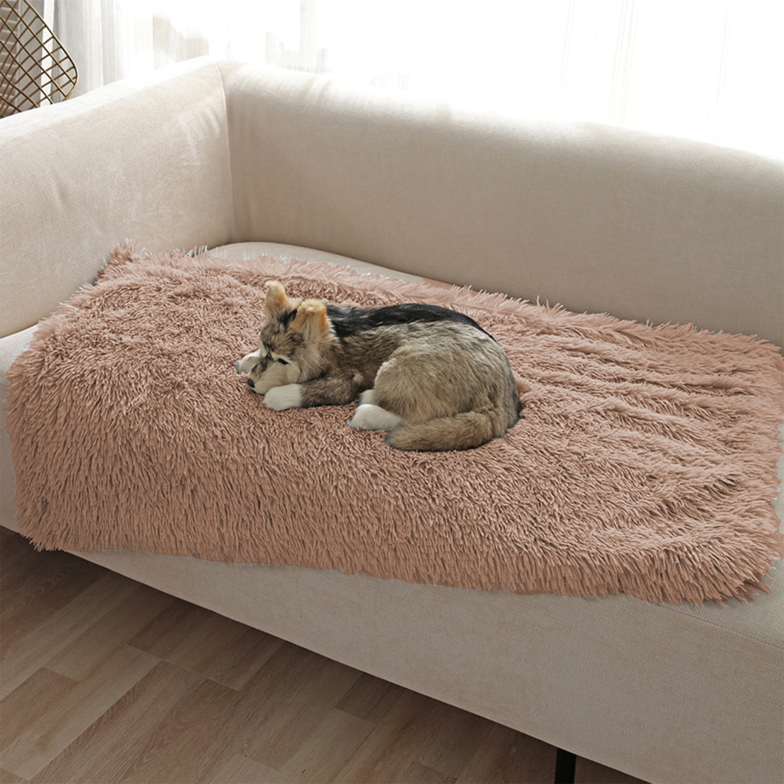 SDJMa Luxury Fluffy Dog Blanket, Extra Soft and Warm Sherpa Fleece Pet ...