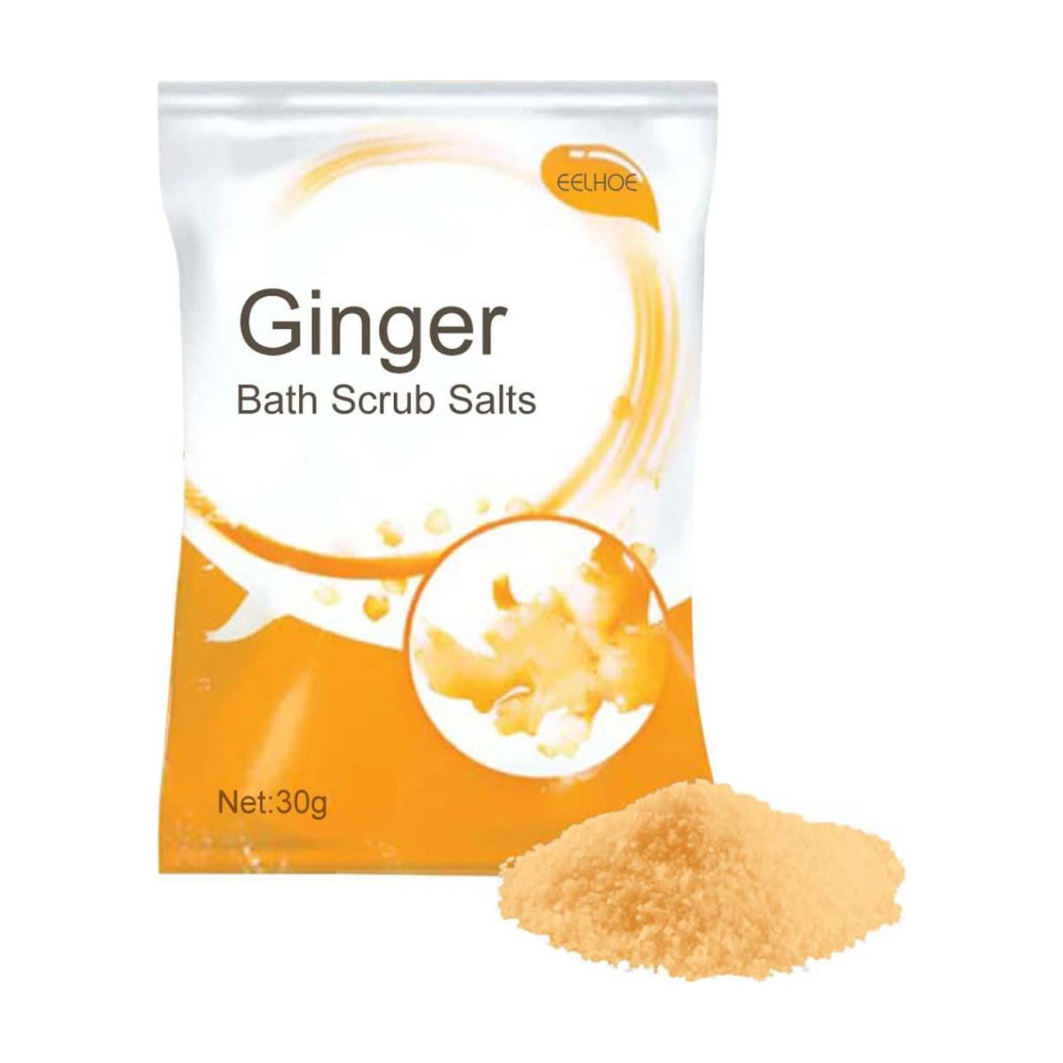 "SDJMa Lymphatic Detox Ginger Bath Scrub Salts ,Natural Ginger Bath ...