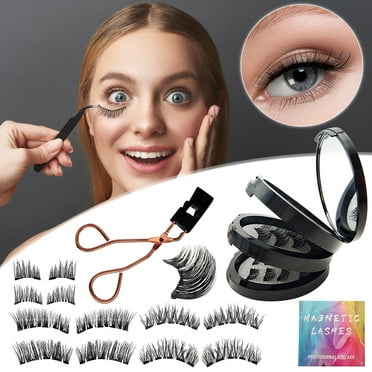 Magnetic Eyelashes, Magnetic Eyelashes Kit Reusable Magnetic Eyelash ...