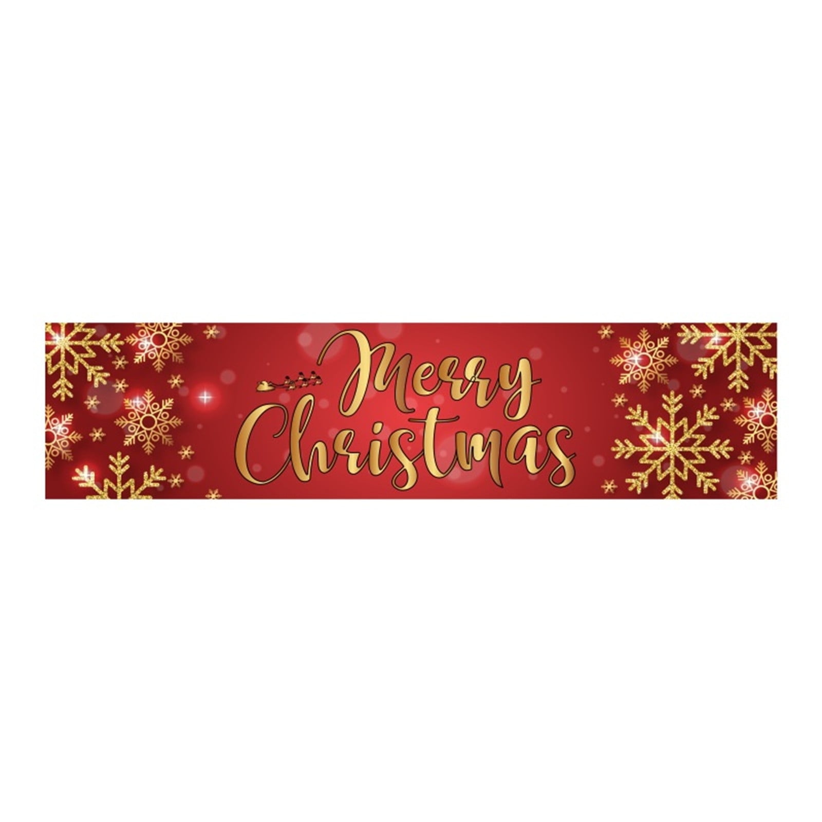 SDJMa Merry Christmas Banner, Merry Christmas Sign Xmas Porch Sign ...