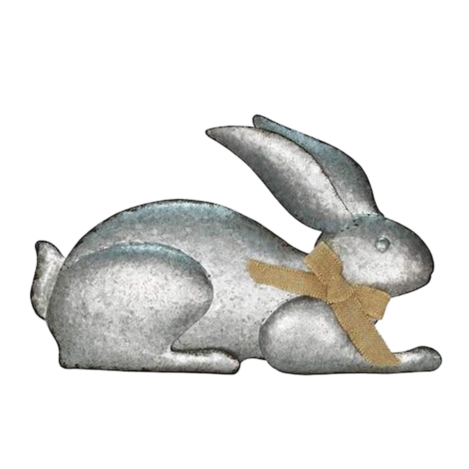 SDJMa Metal Easter Rabbit Decor, Indoor Outdoor Standing Easter Bunny ...