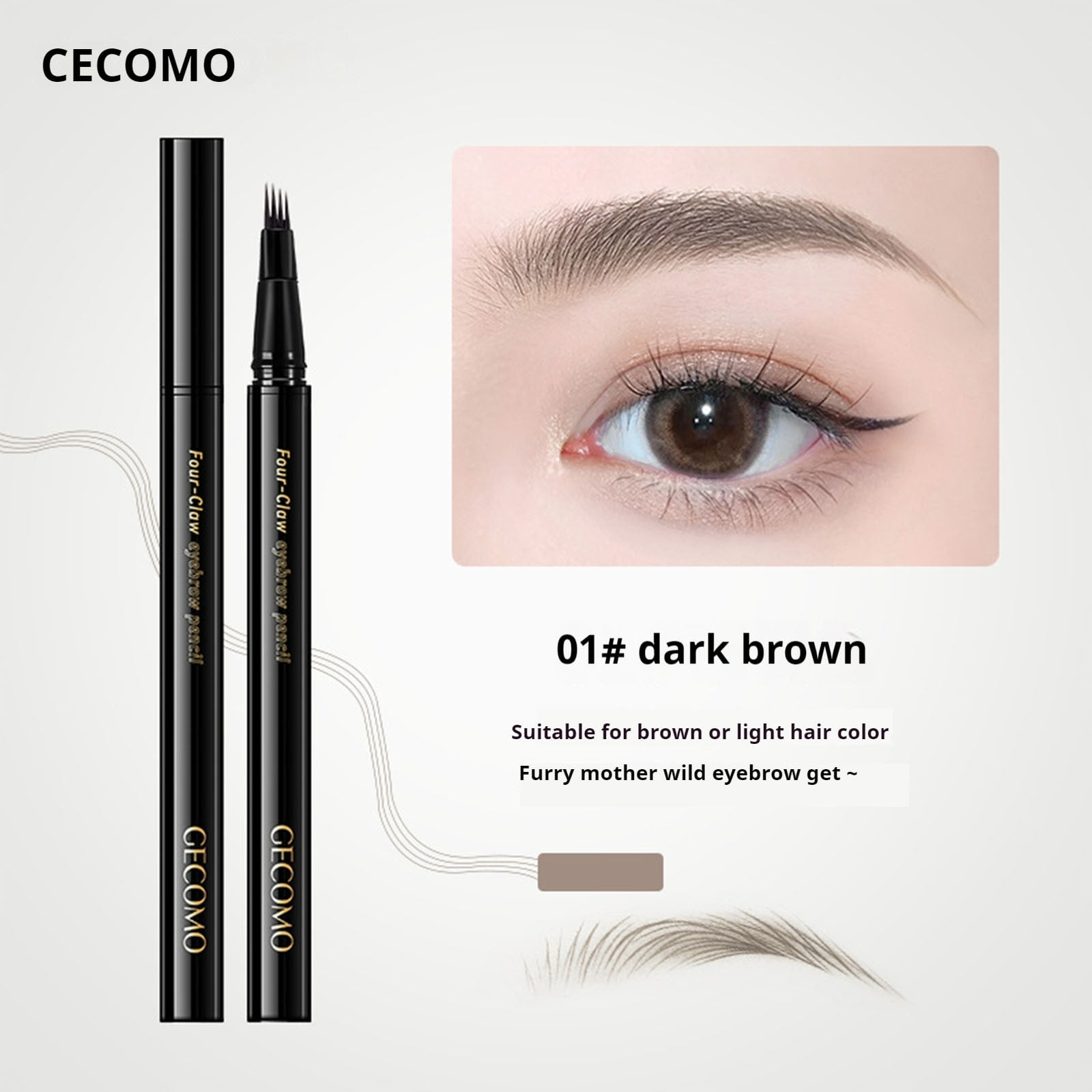 SDJMa Microblade Eyebrow Pencil - Liquid Microblading Eyebrow Pen ...