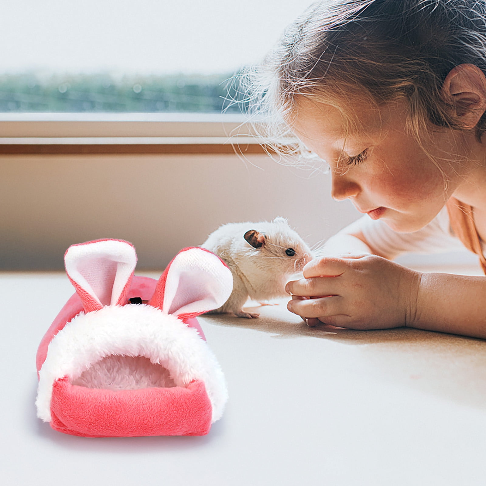 SDJMa Mini Hamster Bed Hideouts and Houses, Cotton Mini Animal Pet Nest ...