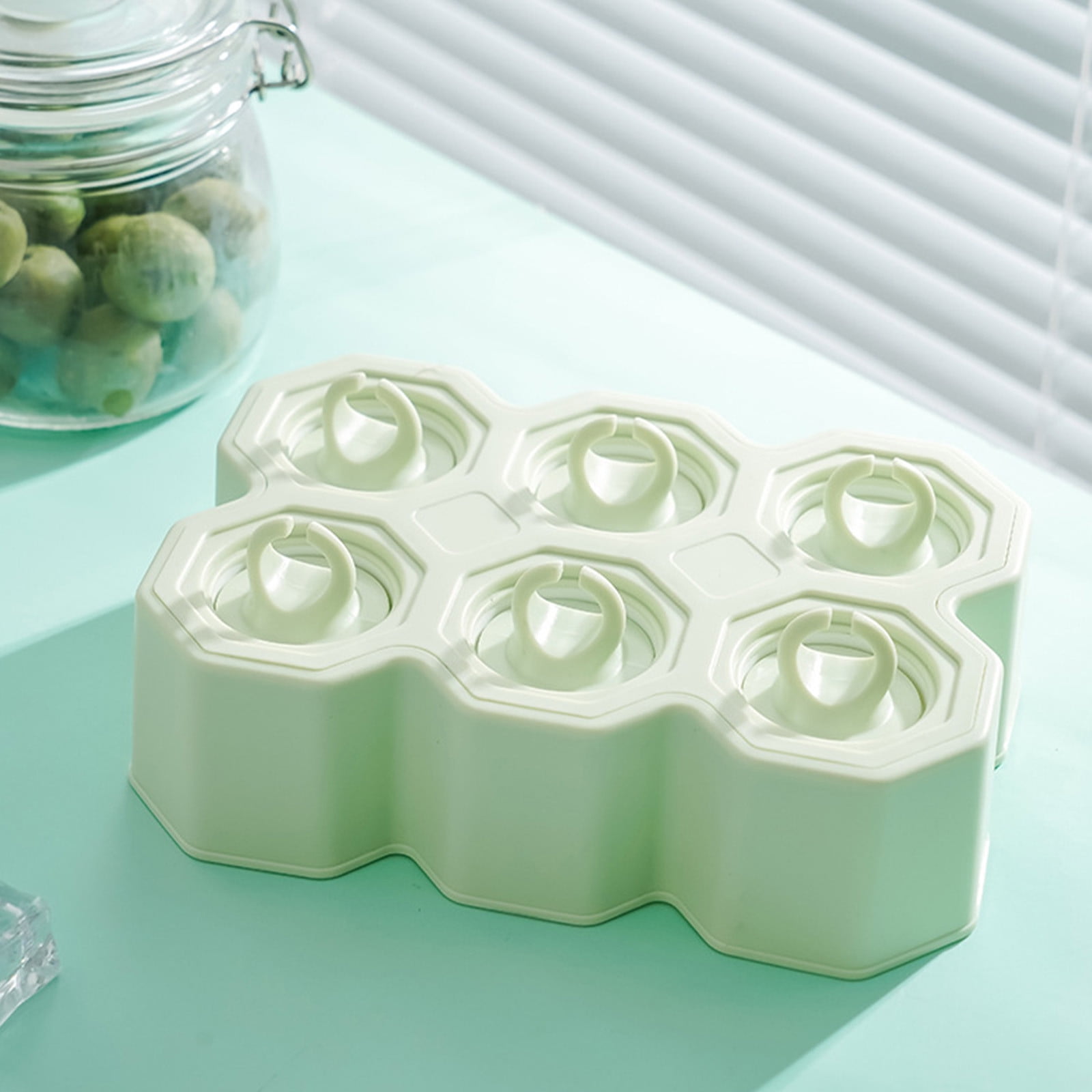 SDJMa Mini Ice Pop Molds, 6 Miniature Popsicle Molds With Reusable Drip ...