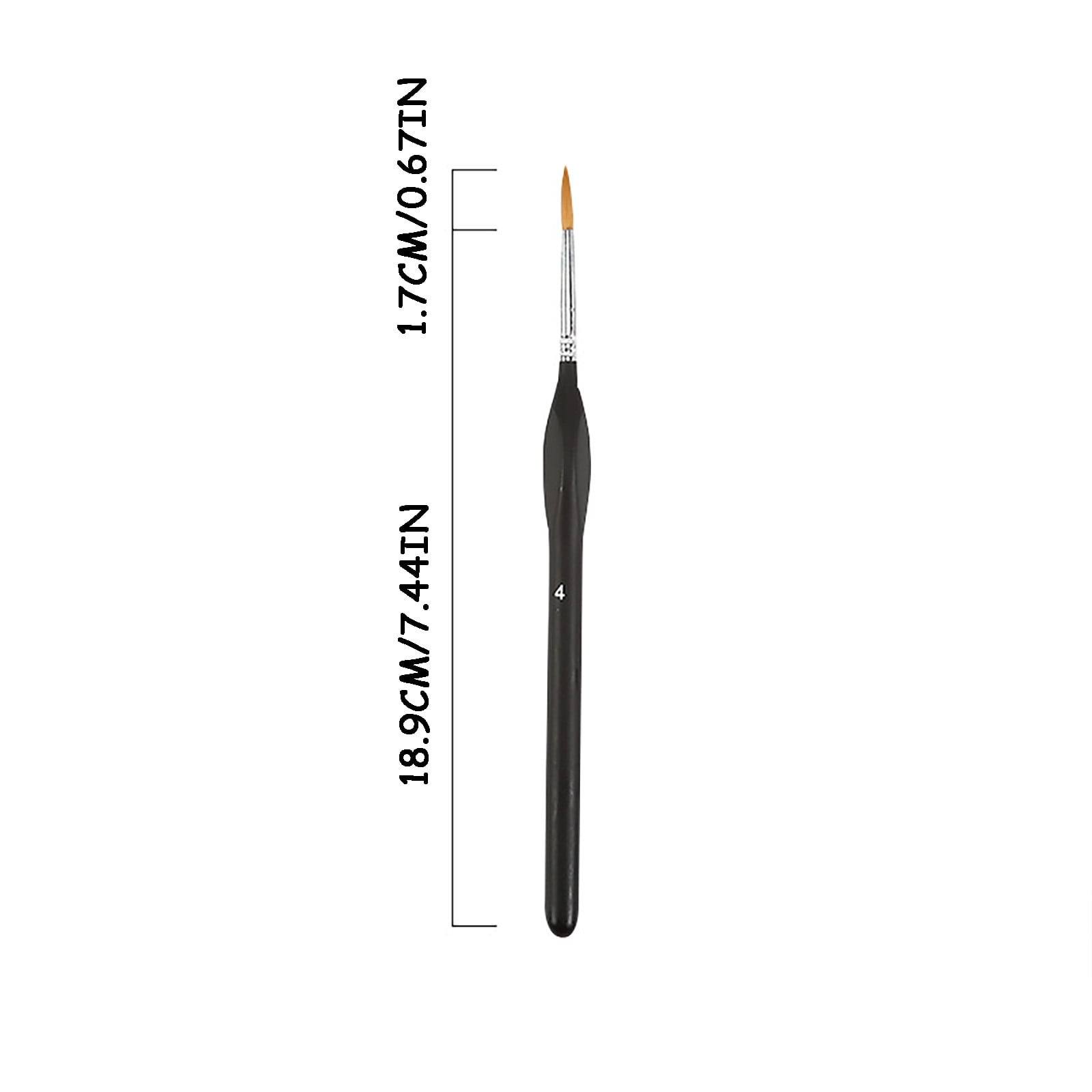 SDJMa Miniature Paint Brushes with Nylon Tip, Fine Detail Painting ...