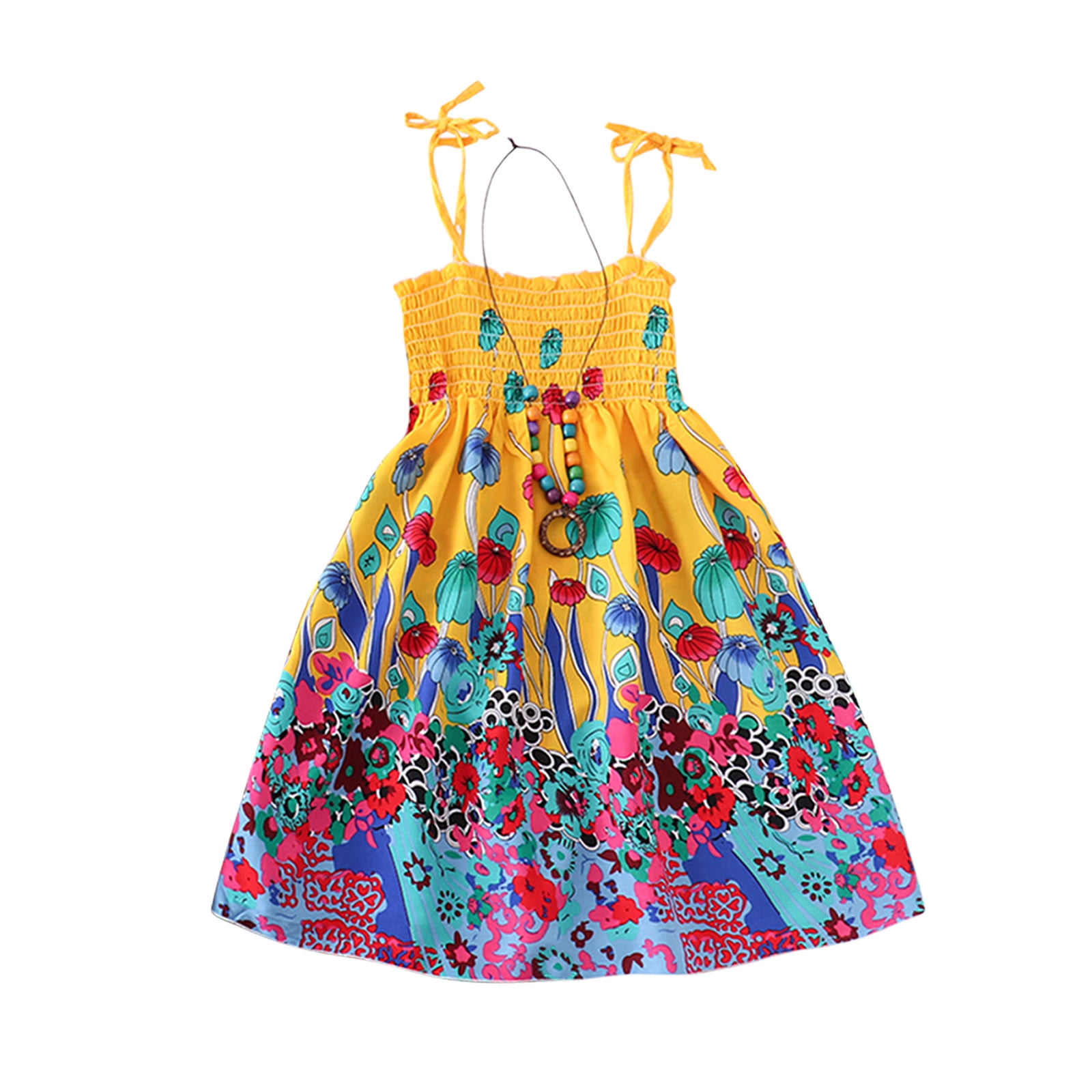 Herrnalise Mommy And Me Clothes Rainbow Sling Dress Boho Beach Mother ...