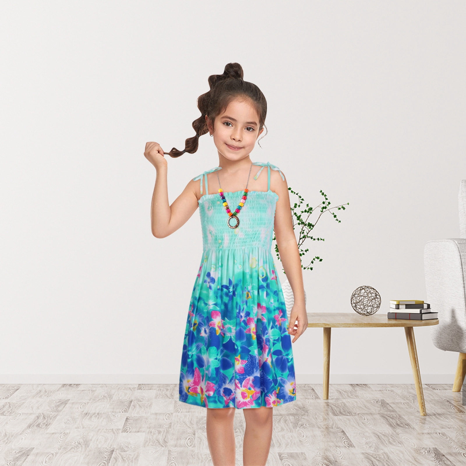 Herrnalise Mommy And Me Clothes Rainbow Sling Dress Boho Beach Mother ...