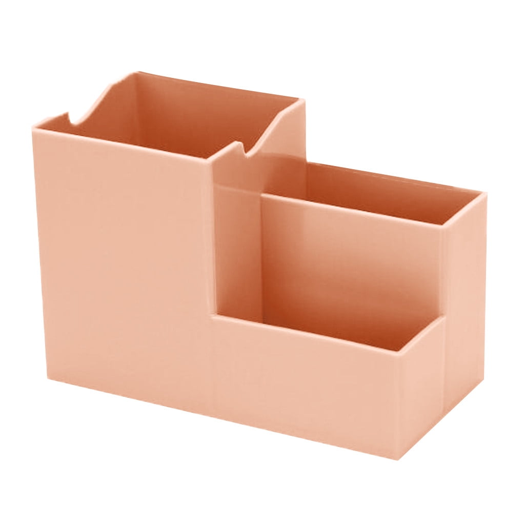 Sdjma Pen Holder Desk Organizers And Accessories For Desk,3 Compartments Pencil Holder For