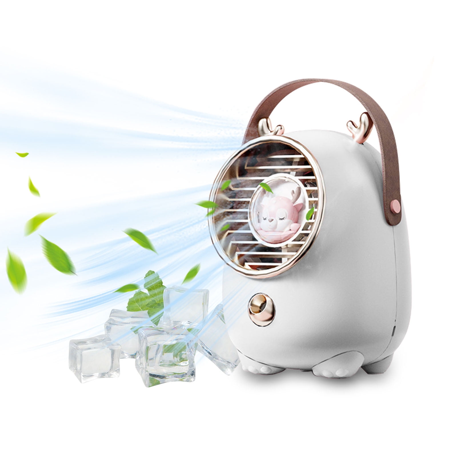 SDJMa Portable Air Conditioners, Evaporative Air Cooler with 3 Speeds ...