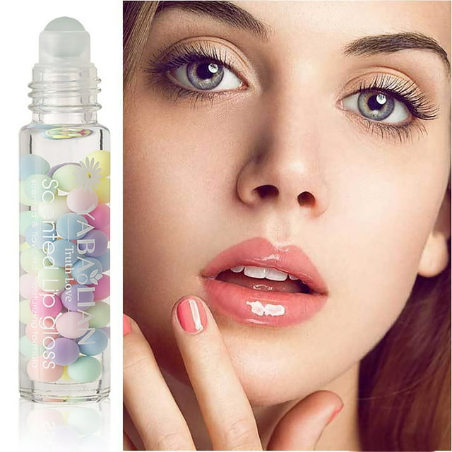 SDJMa Roller Ball Lip Gloss, Crystal Jelly Liquid Lipstick ...